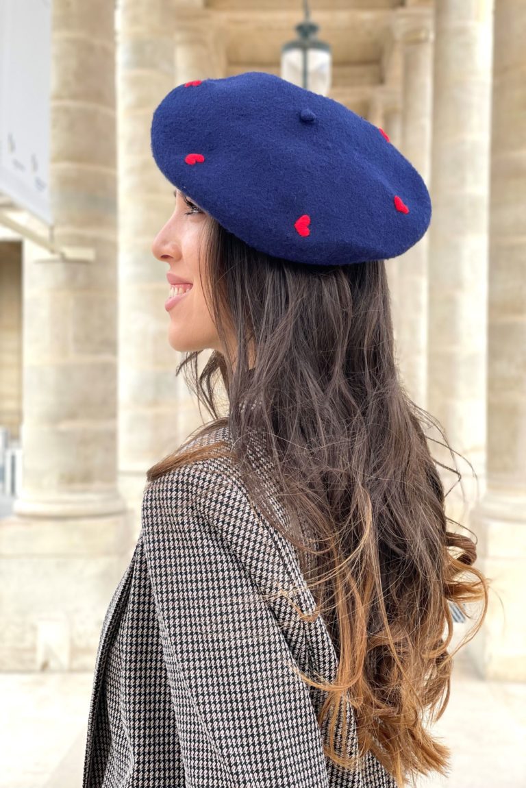 Crazy in Love Red French Wool Beret | Shopping For Happiness